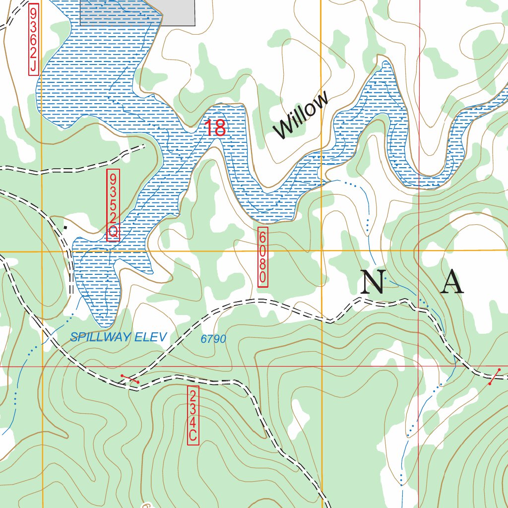 Turkey Mountain, AZ FSTopo Legacy Map by US Forest Service - Topo ...