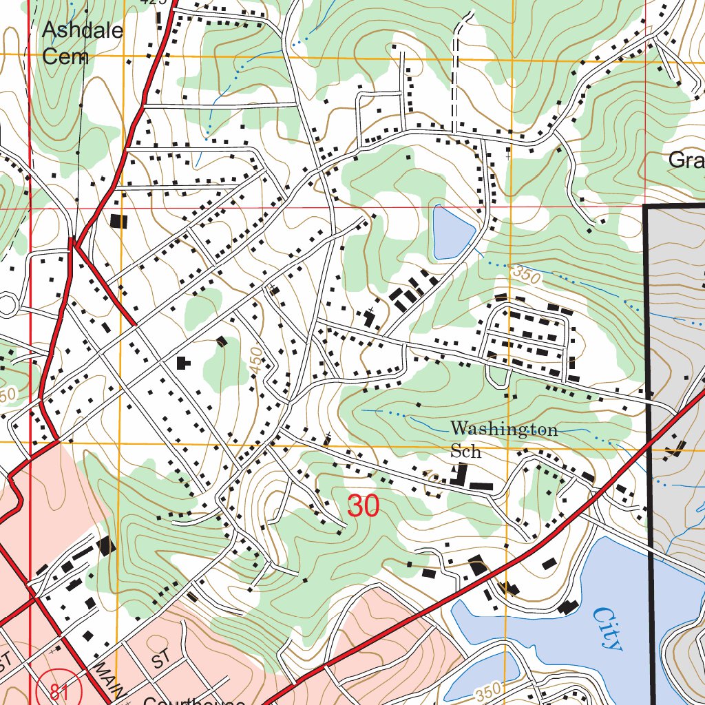 Tuskegee, AL FSTopo Legacy Map by US Forest Service - Topo | Avenza Maps