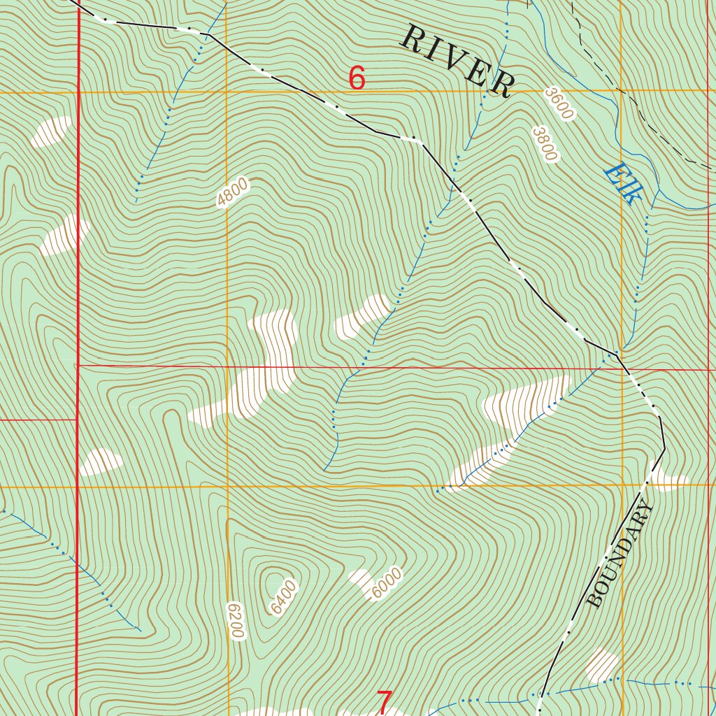 Ukonom Lake, CA FSTopo Legacy Map by US Forest Service - Topo | Avenza Maps