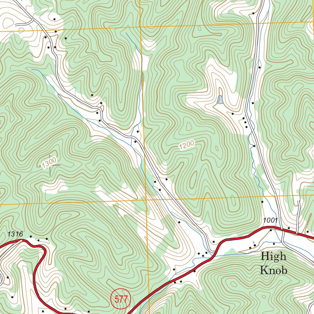 Tyner, KY FSTopo Legacy Map by US Forest Service - Topo | Avenza Maps