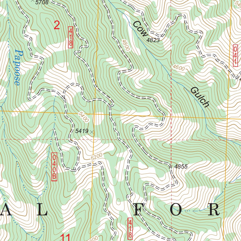Ulysses, ID FSTopo Legacy Map by US Forest Service - Topo | Avenza Maps
