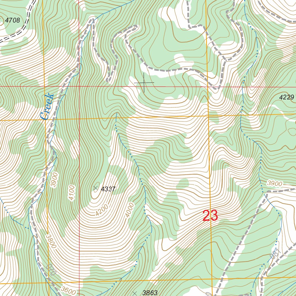 Ukiah SE, OR FSTopo Legacy Map by US Forest Service - Topo | Avenza Maps