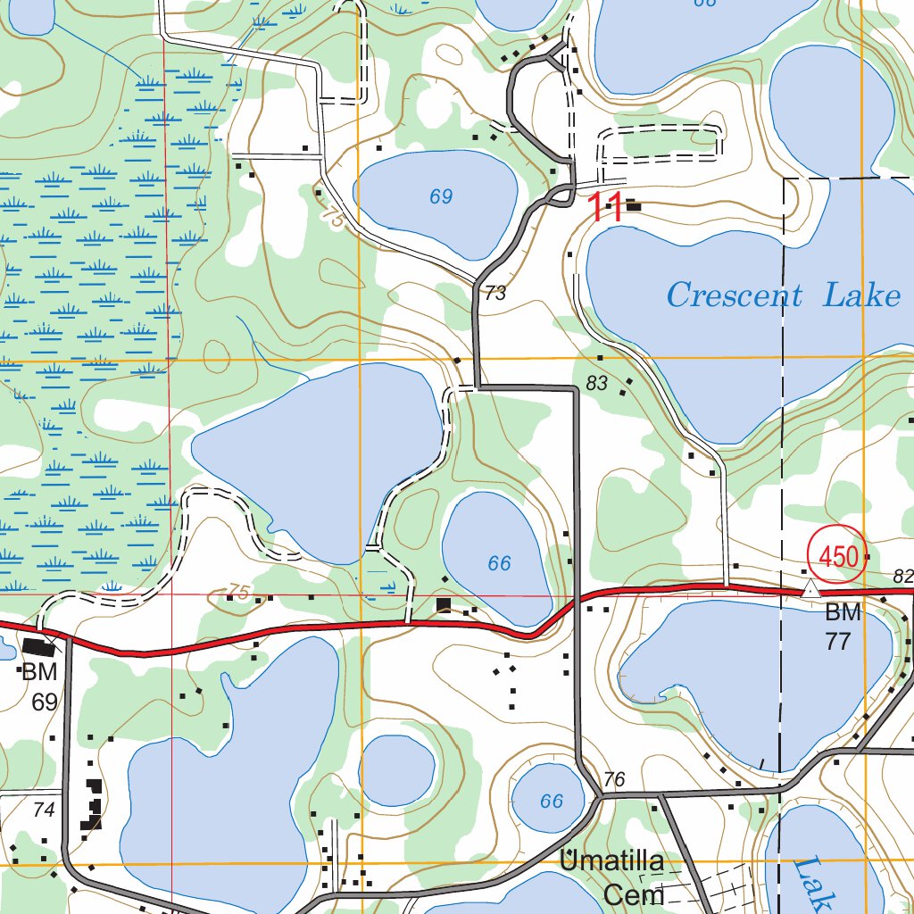 Umatilla, FL FSTopo Legacy Map by US Forest Service - Topo | Avenza Maps