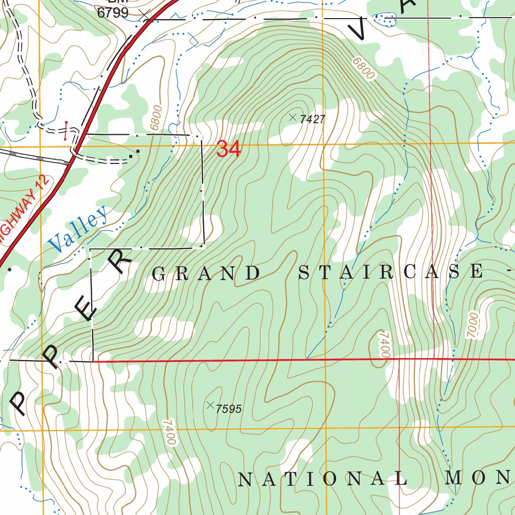 Upper Valley, UT FSTopo Legacy Map by US Forest Service - Topo | Avenza ...
