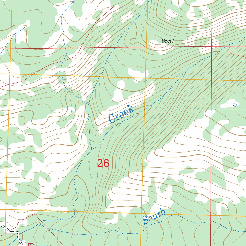 Ute, CO FSTopo Legacy Map by US Forest Service - Topo | Avenza Maps