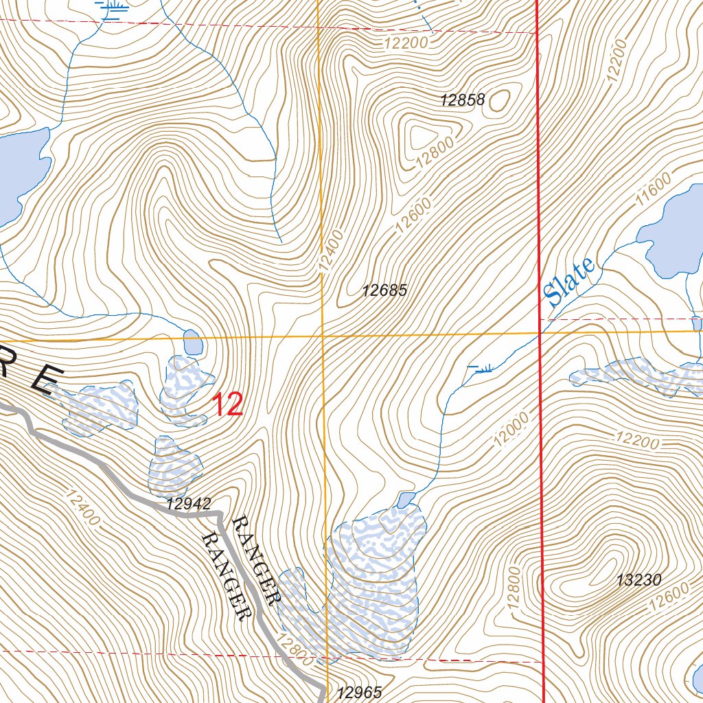Vail East, CO FSTopo Legacy Map by US Forest Service - Topo | Avenza Maps