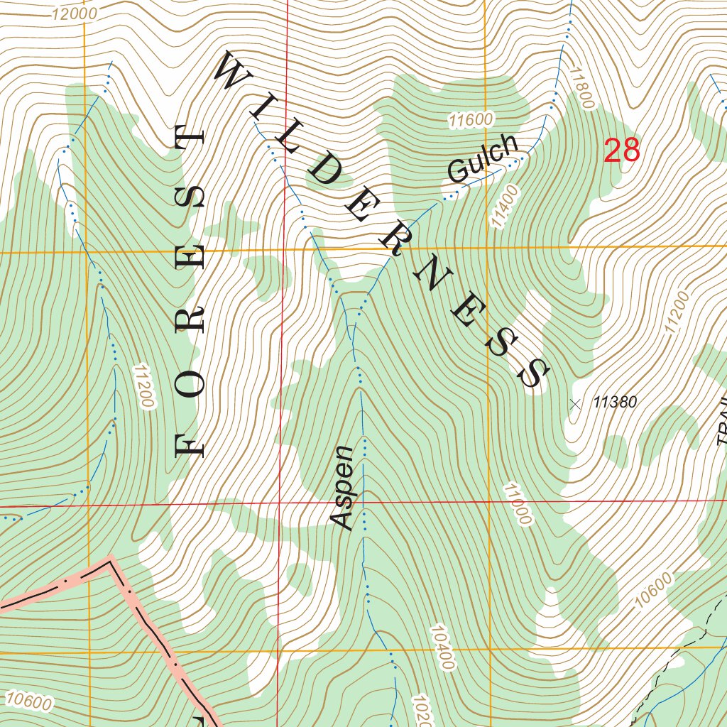 Valley View Hot Springs, CO FSTopo Legacy Map by US Forest Service ...