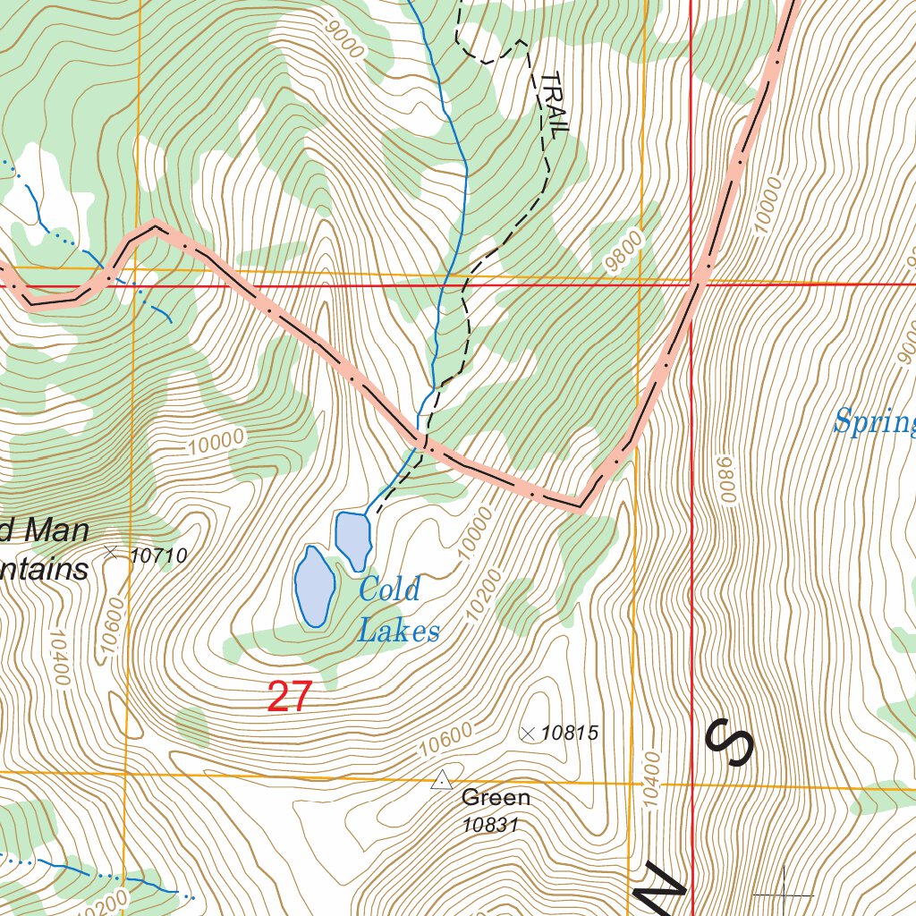 Verdi Peak, NV FSTopo Legacy Map by US Forest Service - Topo | Avenza Maps