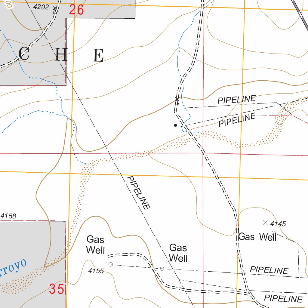 Vilas South, CO FSTopo Legacy Map by US Forest Service - Topo | Avenza Maps