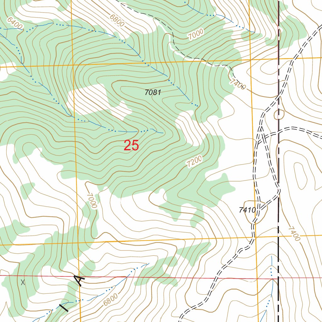 Virginia City, NV FSTopo Legacy Map by US Forest Service - Topo ...