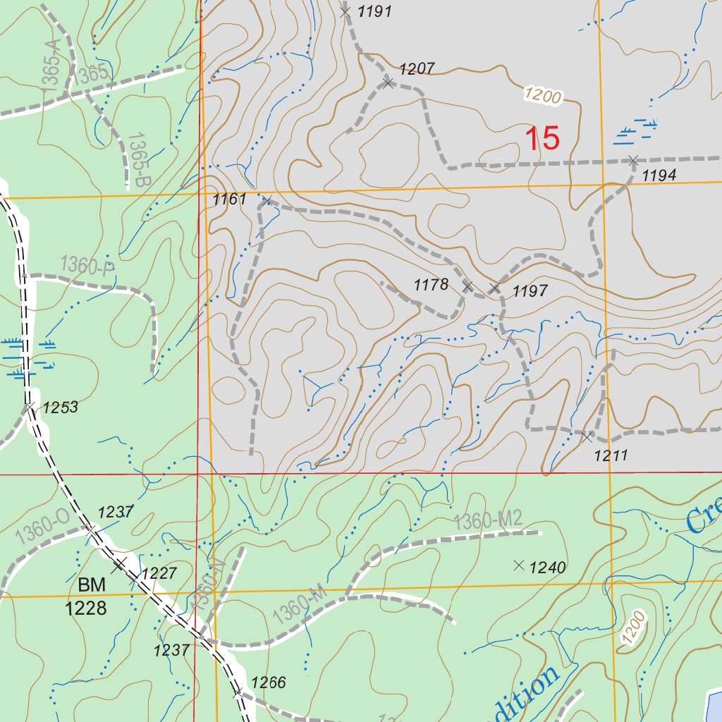 Vista Falls, MI FSTopo Legacy Map by US Forest Service - Topo | Avenza Maps
