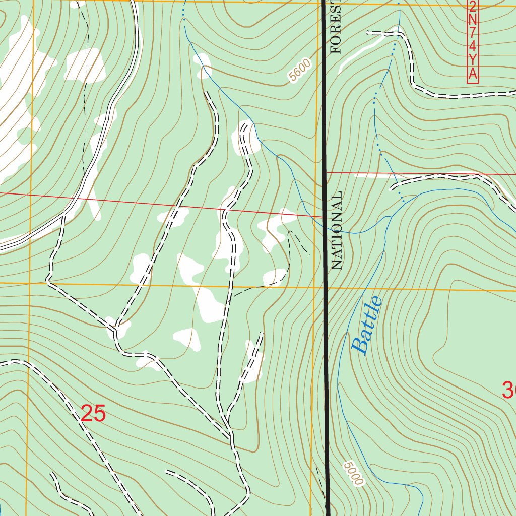 Viola, CA FSTopo Legacy Map by US Forest Service - Topo | Avenza Maps