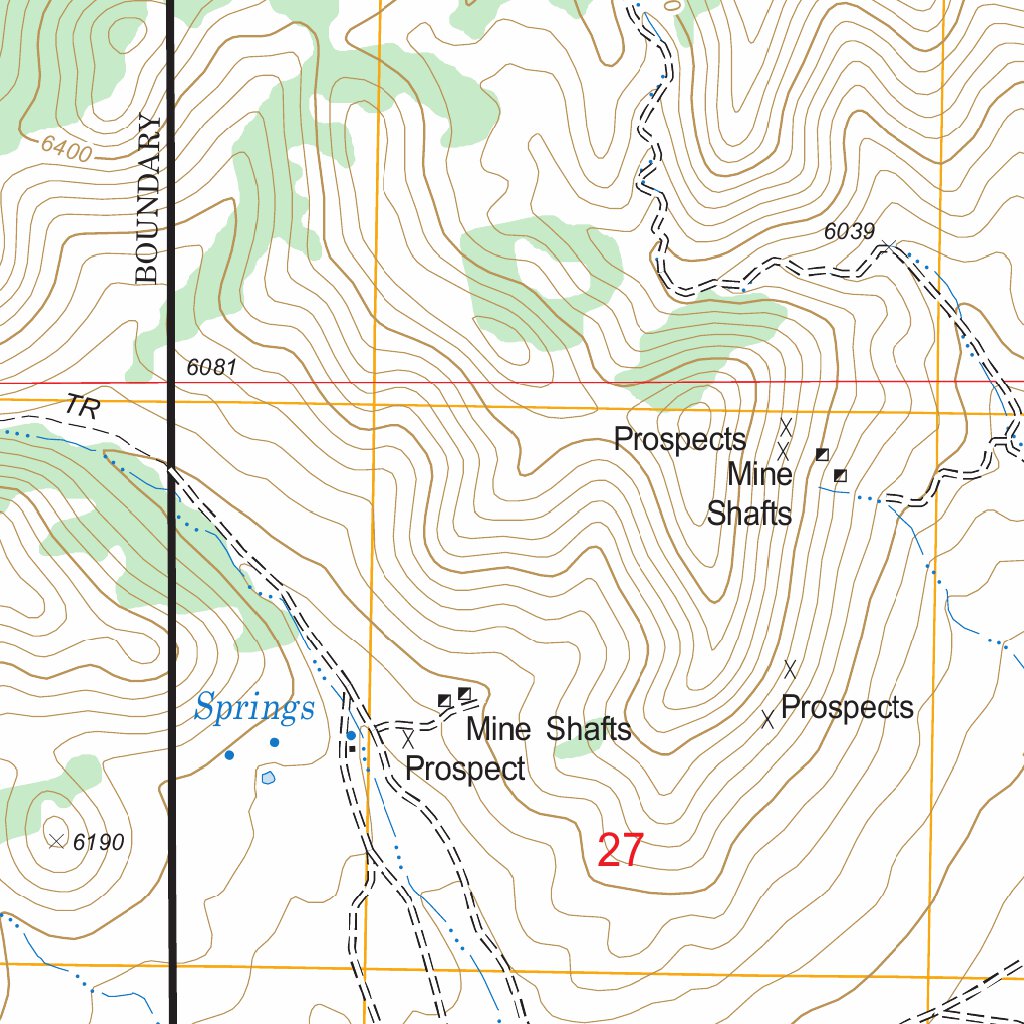 Wadsworth Ranch, NV FSTopo Legacy Map by US Forest Service - Topo ...