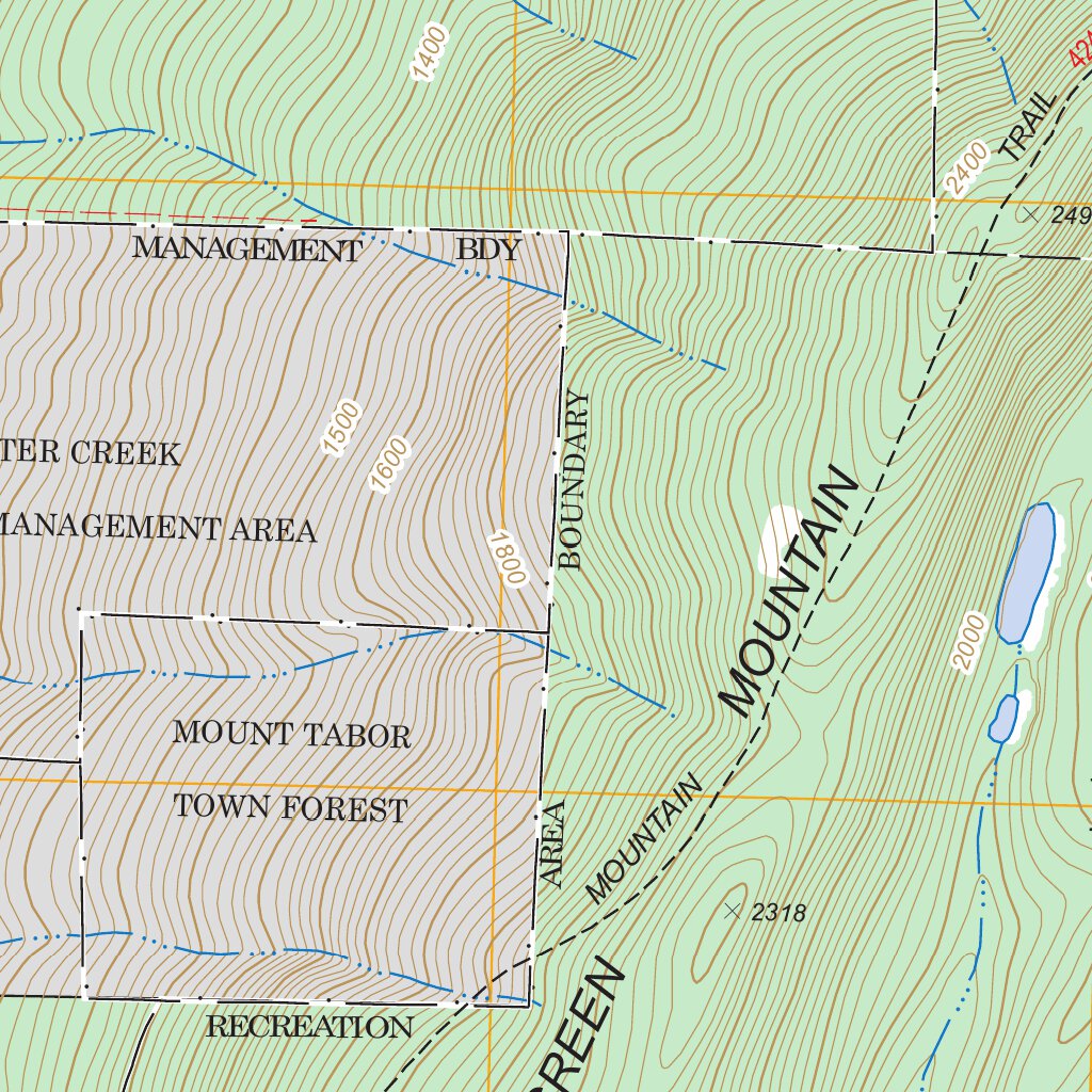 Wallingford, VT FSTopo Legacy Map by US Forest Service - Topo | Avenza Maps