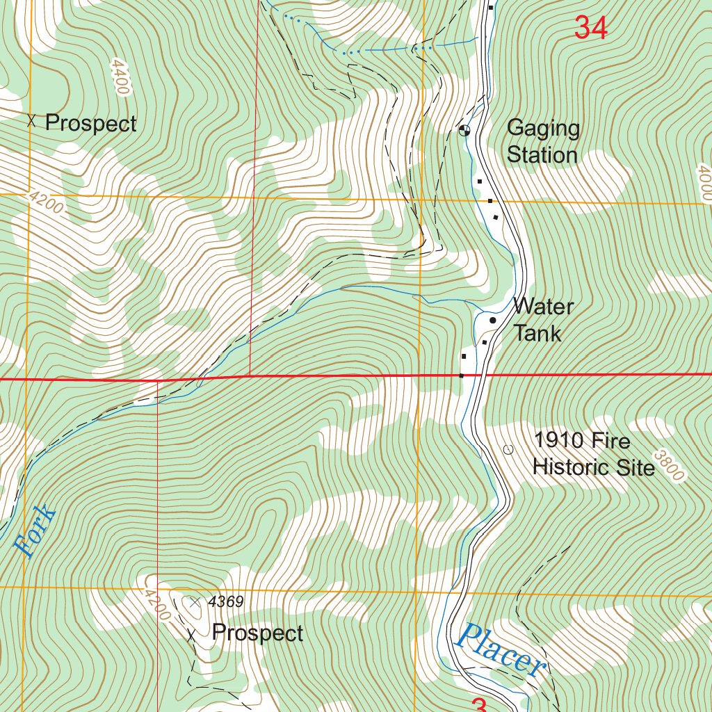 Wallace, ID FSTopo Legacy Map by US Forest Service - Topo | Avenza Maps