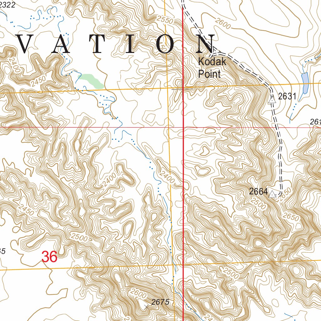 Wanblee NE, SD FSTopo Legacy Map by US Forest Service - Topo | Avenza Maps