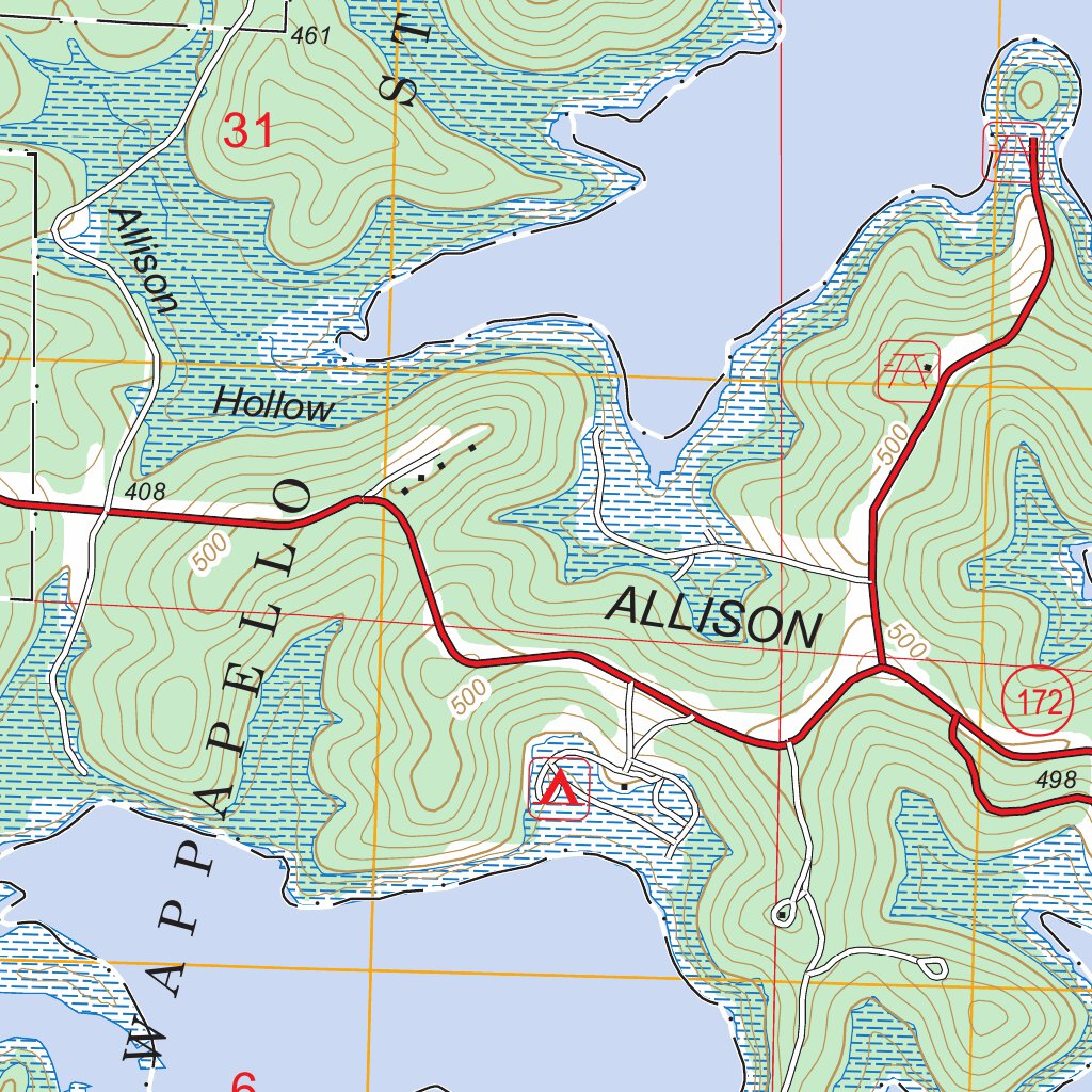 Wappapello, MO FSTopo Legacy Map by US Forest Service - Topo | Avenza Maps