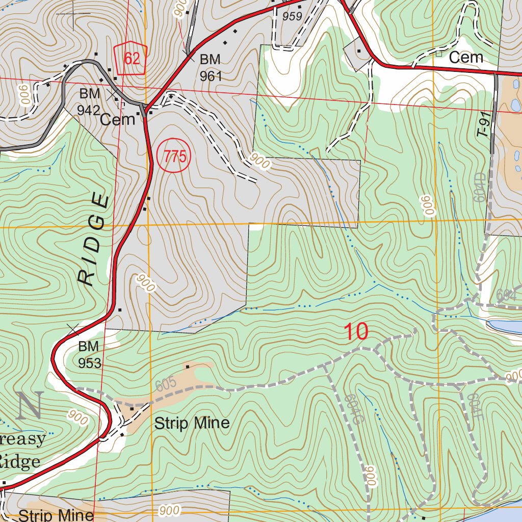 Waterloo, OH FSTopo Legacy Map by US Forest Service - Topo | Avenza Maps