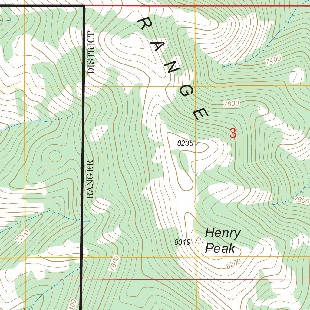 Wayan West, ID FSTopo Legacy Map by US Forest Service - Topo | Avenza Maps