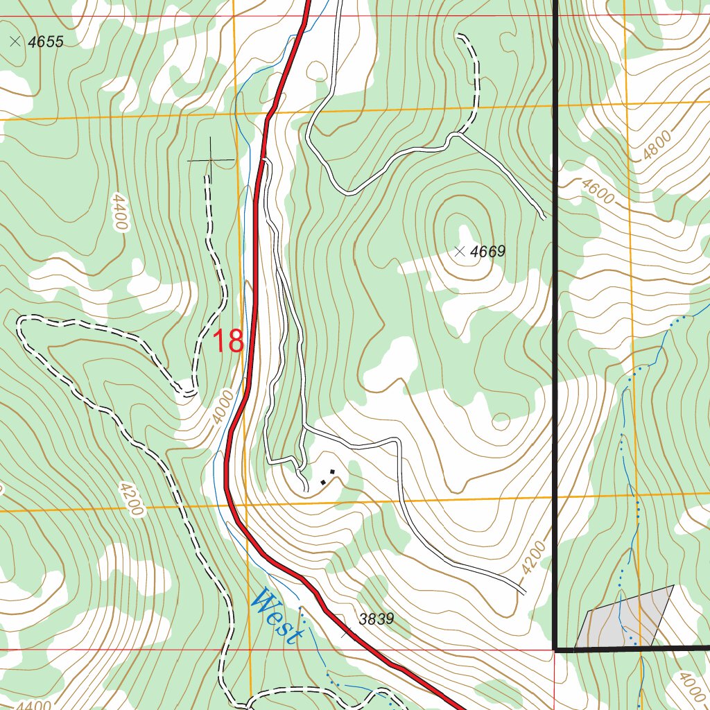 Wauconda Summit, WA FSTopo Legacy Map by US Forest Service - Topo ...