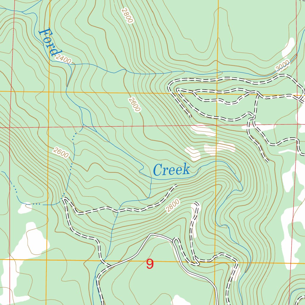 Weippe North, ID FSTopo Legacy Map by US Forest Service - Topo | Avenza ...