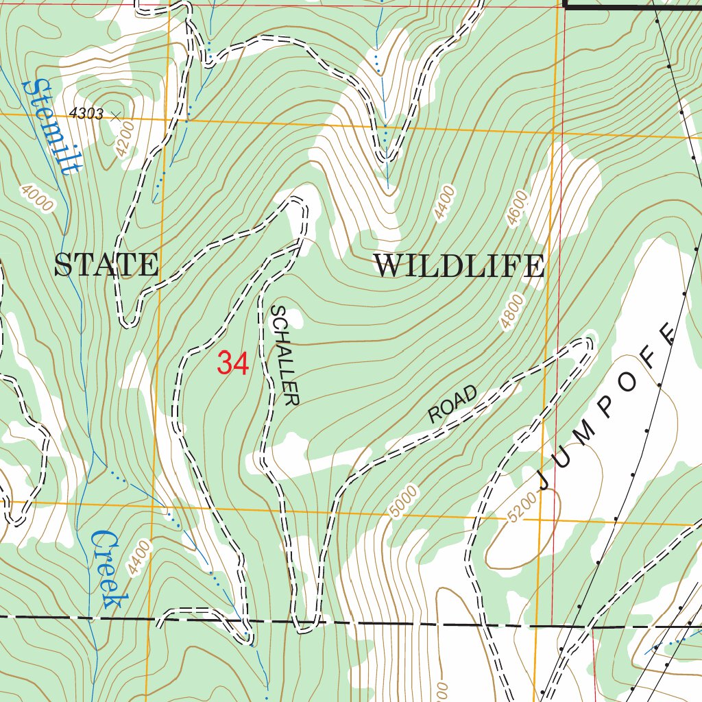 Wenatchee Heights, WA FSTopo Legacy Map by US Forest Service - Topo ...