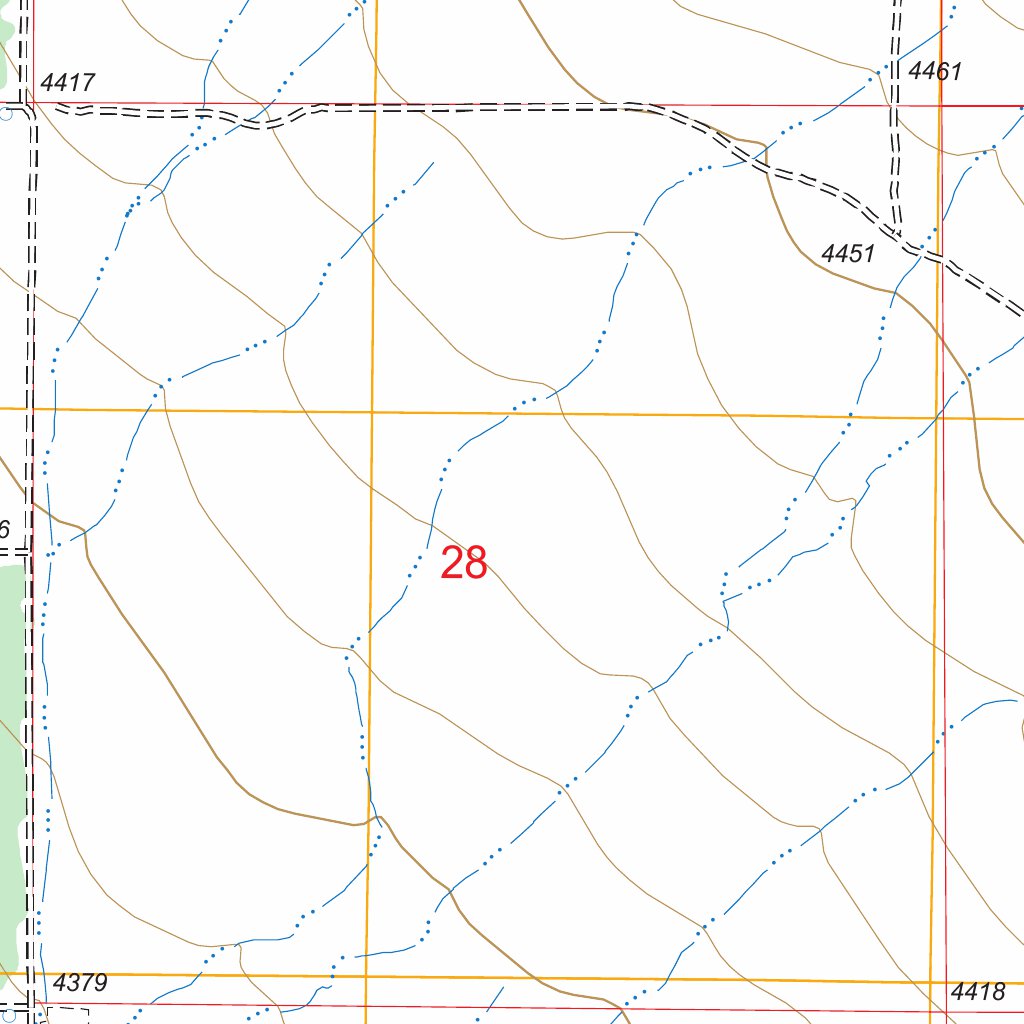 West of Greasewood Mountain, AZ FSTopo Legacy Map by US Forest Service ...