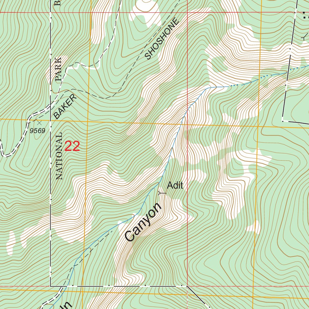 Wheeler Peak, NV FSTopo Legacy Map by US Forest Service - Topo | Avenza ...