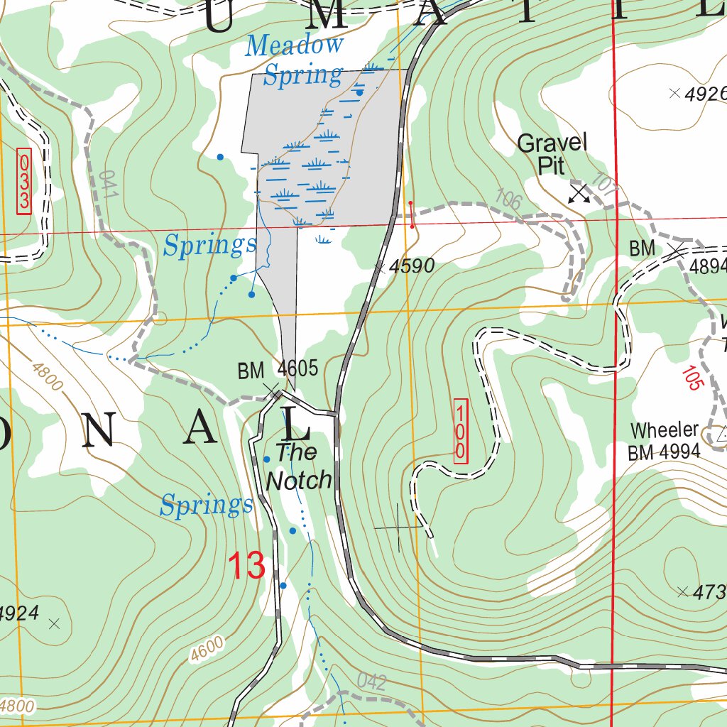 Wheeler Point, OR FSTopo Legacy Map by US Forest Service - Topo ...