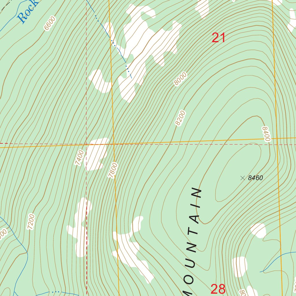 Whetstone Ridge, MT FSTopo Legacy Map by US Forest Service - Topo ...