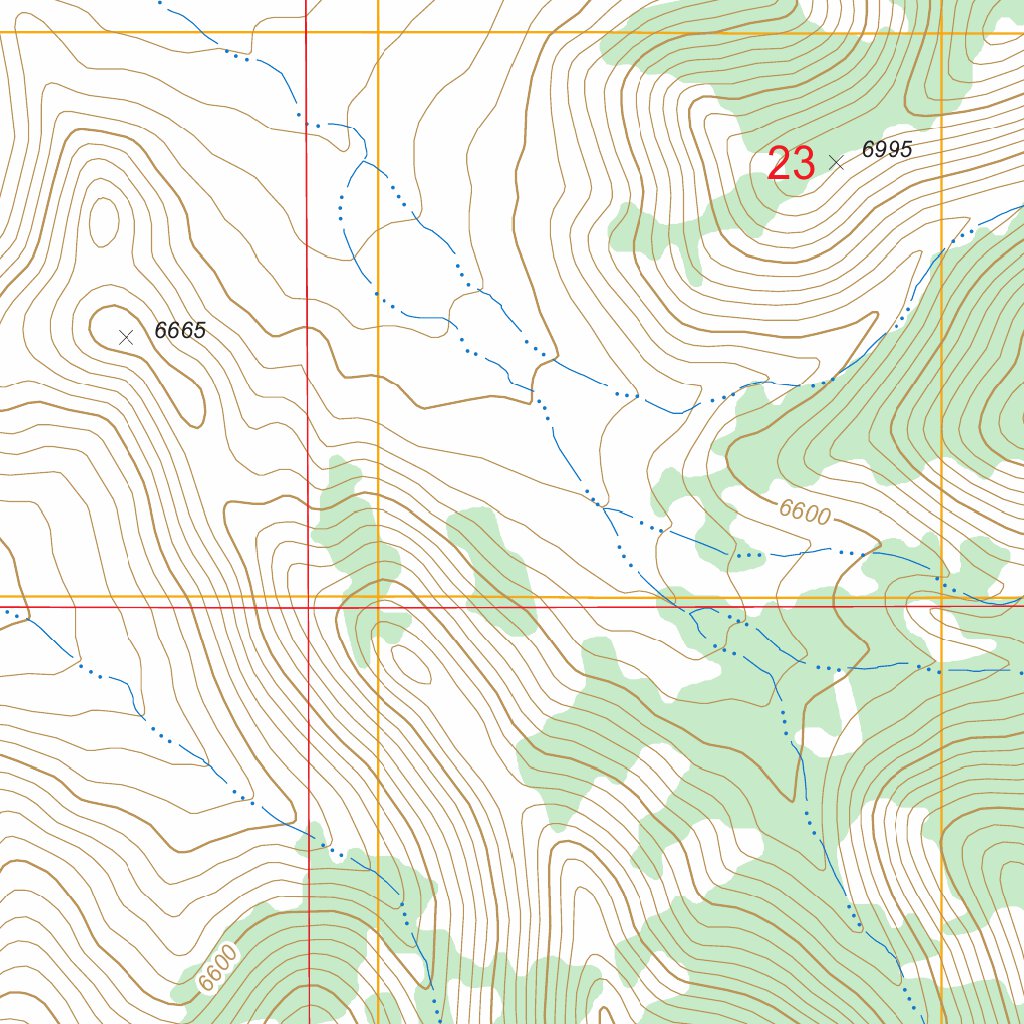Wildcat Peak NW, NV FSTopo Legacy Map by US Forest Service - Topo ...