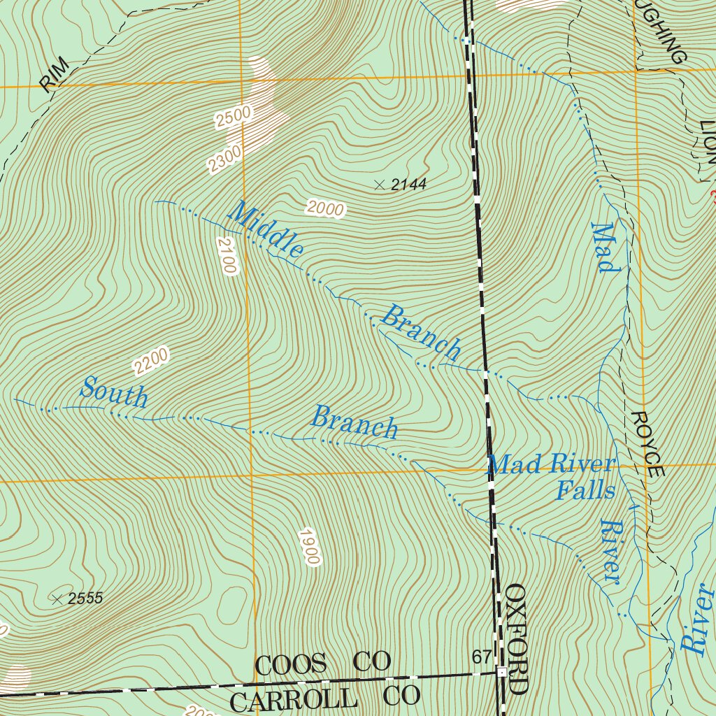 Wild River, NH - ME FSTopo Legacy Map by US Forest Service - Topo ...