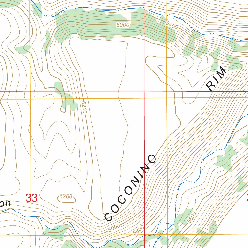 Willows Camp, AZ FSTopo Legacy Map by US Forest Service - Topo | Avenza ...