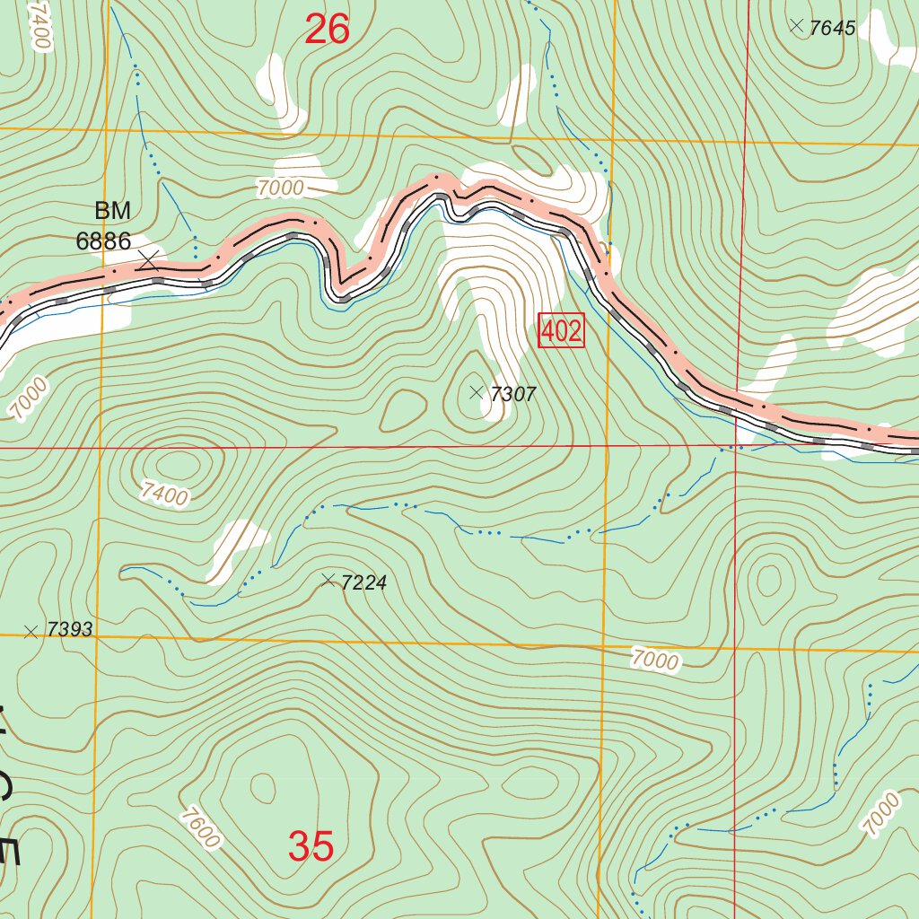 Willow Grove, NV FSTopo Legacy Map by US Forest Service - Topo | Avenza ...