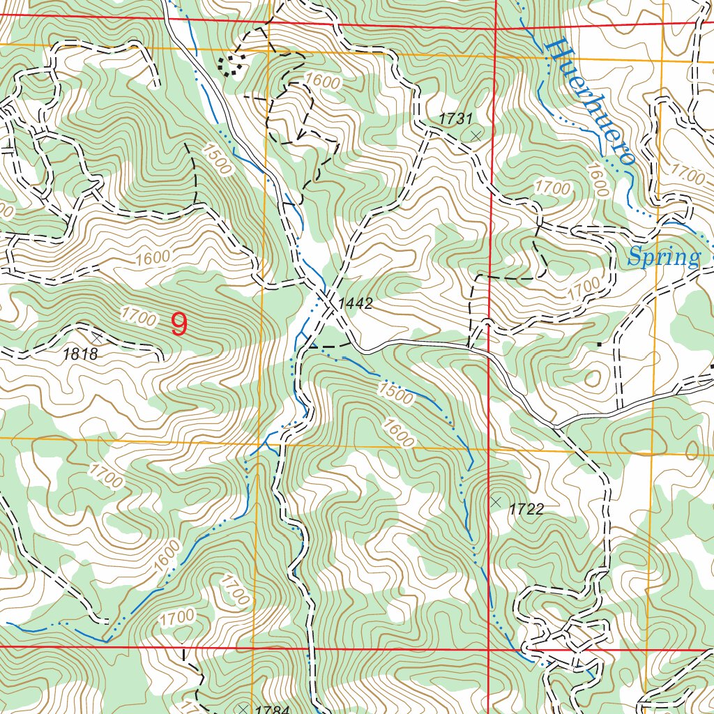 Wilson Corner, CA FSTopo Legacy Map by US Forest Service - Topo ...