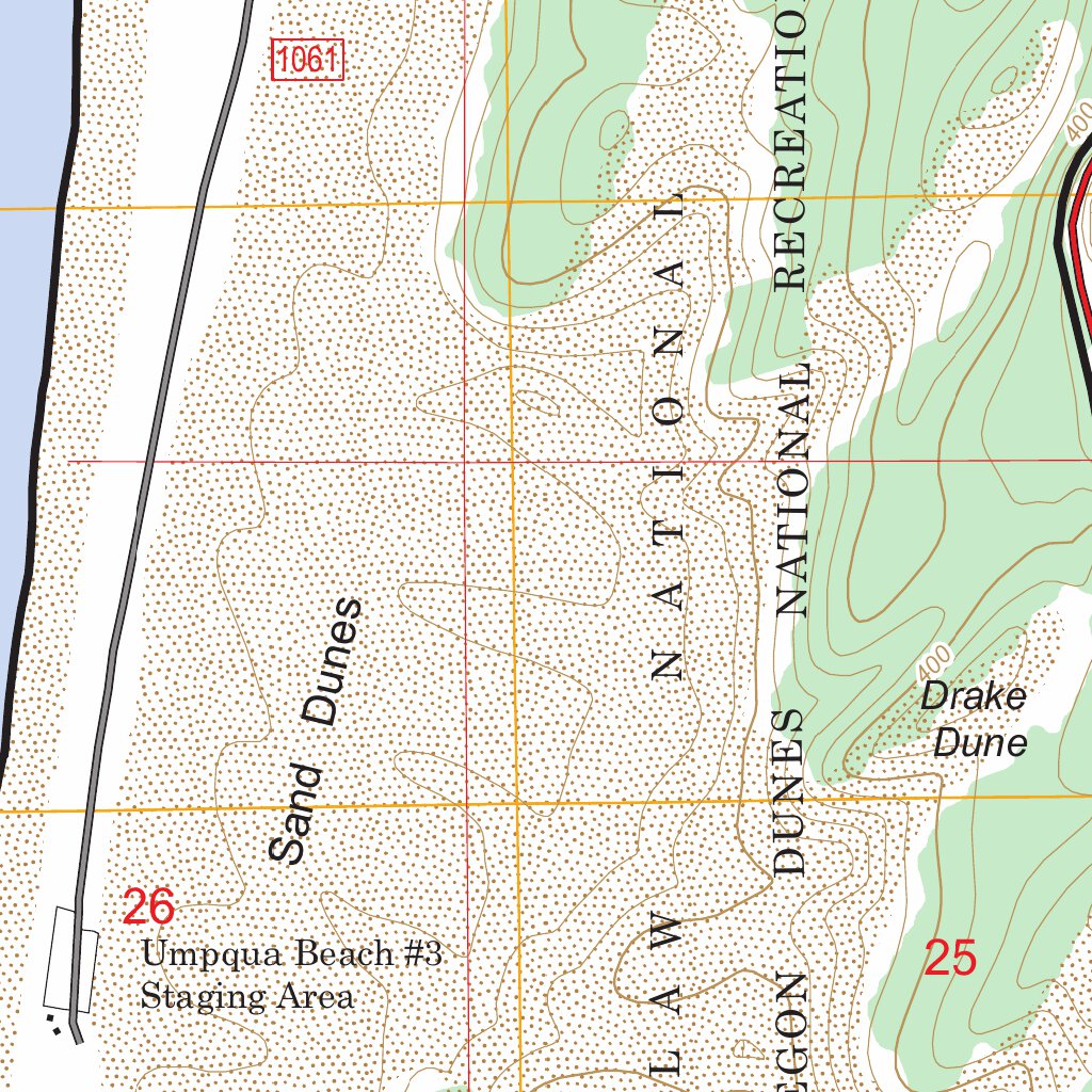 Winchester Bay, OR FSTopo Legacy Map by US Forest Service - Topo ...