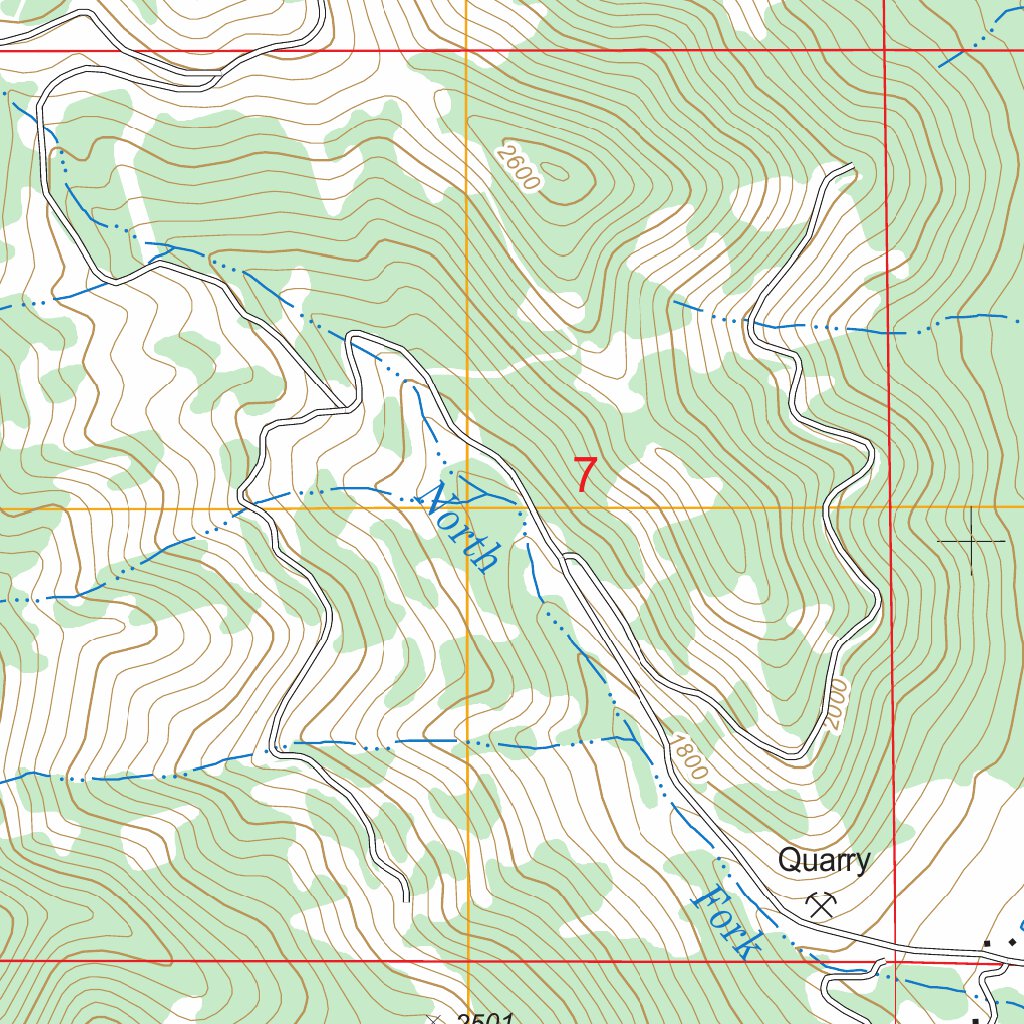 Wimer, OR FSTopo Legacy Map by US Forest Service - Topo | Avenza Maps