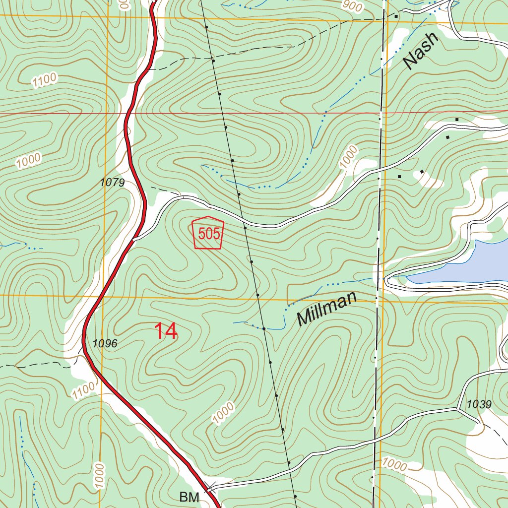 Winona, MO FSTopo Legacy Map by US Forest Service - Topo | Avenza Maps
