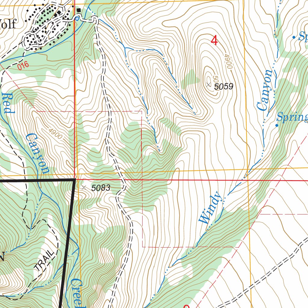 Wolf, WY FSTopo Legacy Map by US Forest Service - Topo | Avenza Maps