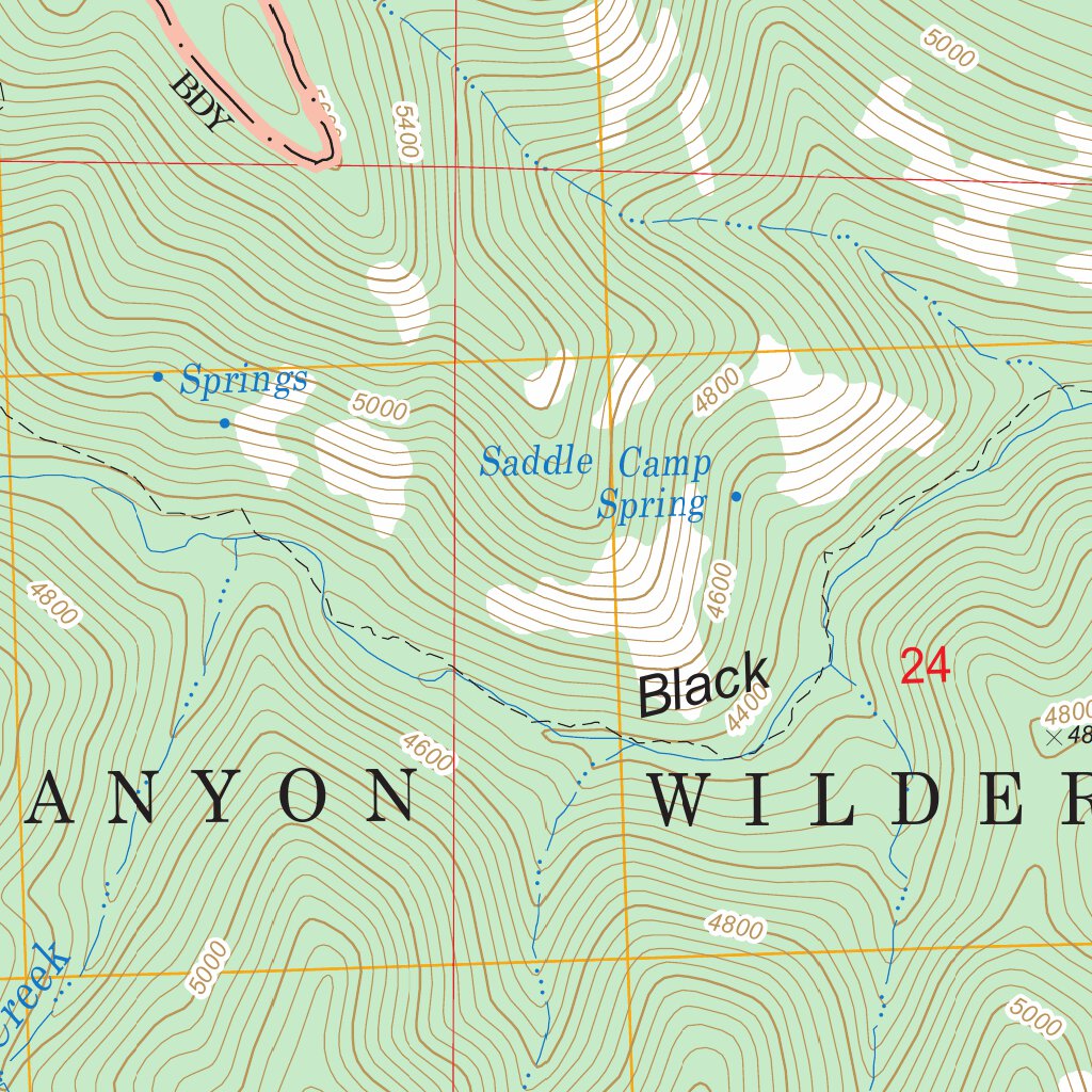 Wolf Mountain, OR FSTopo Legacy Map by US Forest Service - Topo ...