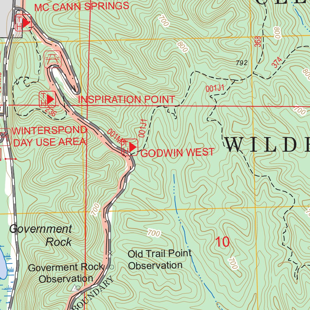 Wolf Lake, IL - MO FSTopo Legacy Map by US Forest Service - Topo ...