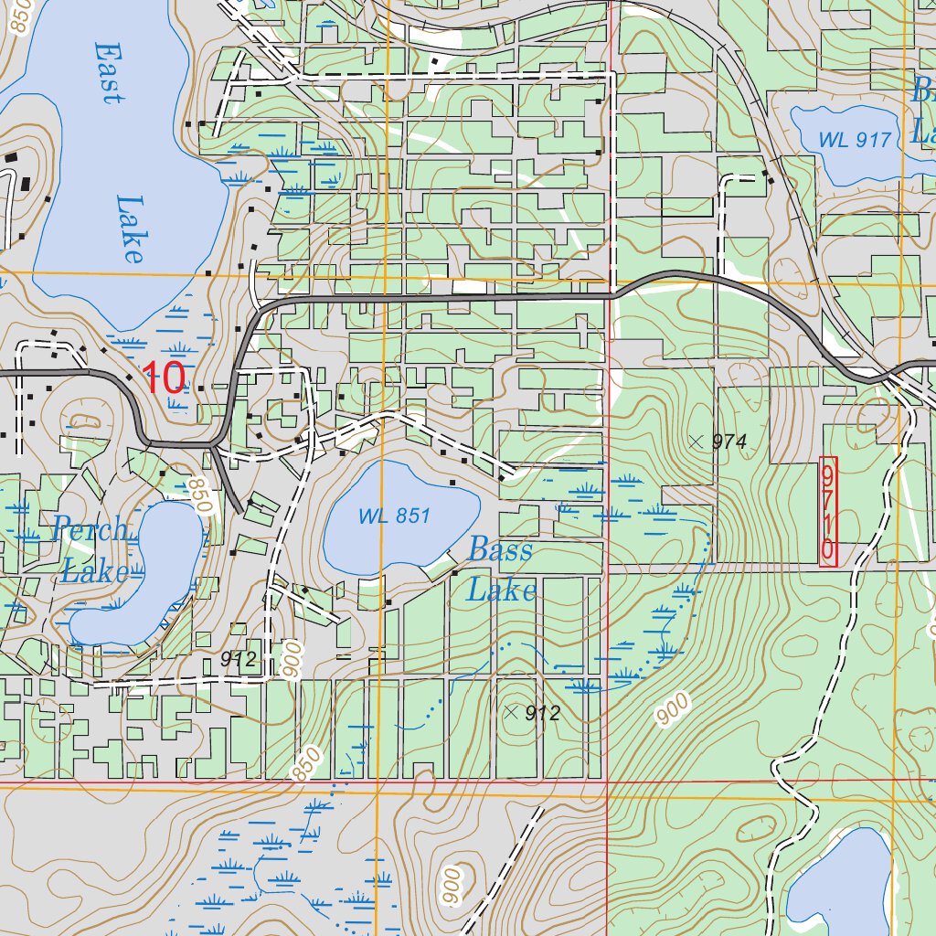 Woodland Park, MI FSTopo Legacy Map by US Forest Service - Topo ...