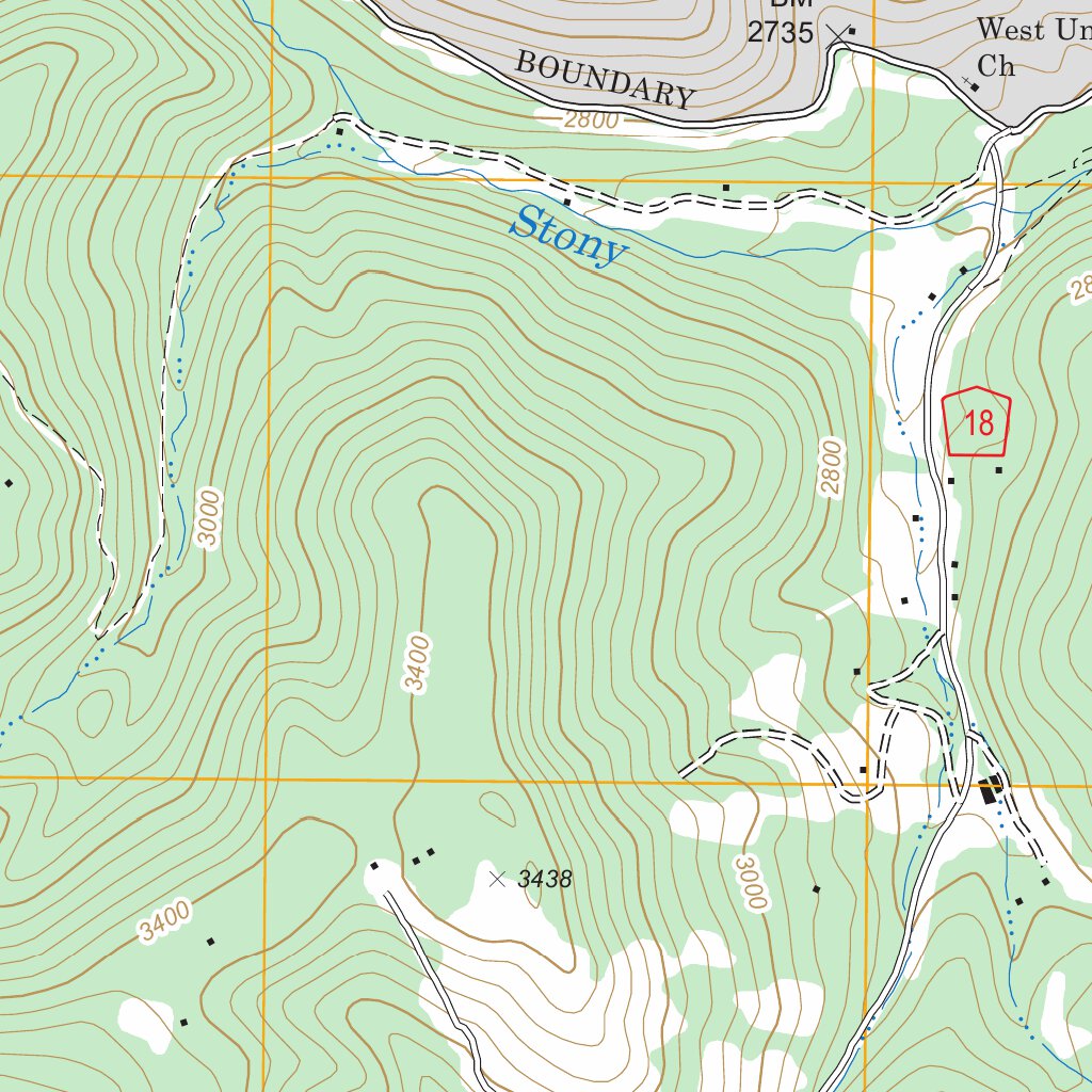 Woodrow, WV FSTopo Legacy Map by US Forest Service - Topo | Avenza Maps