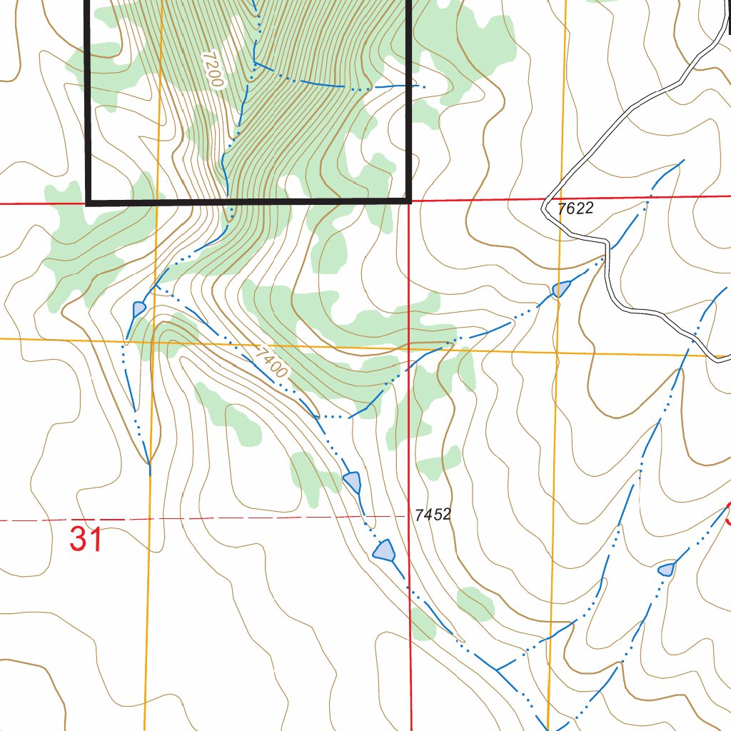 Yellow Jacket, CO FSTopo Legacy Map by US Forest Service - Topo ...