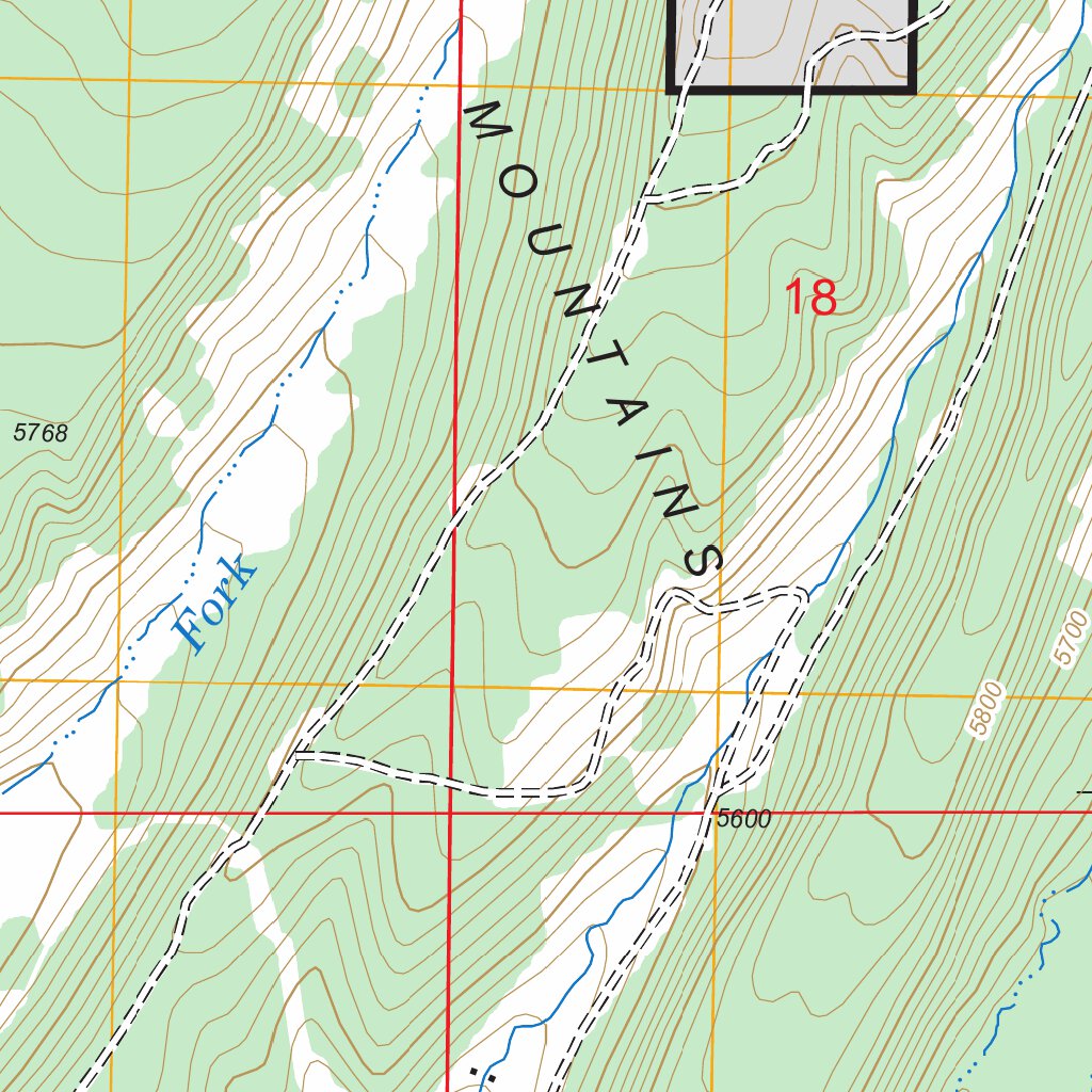 Yaple Bench, MT FSTopo Legacy Map by US Forest Service - Topo | Avenza Maps