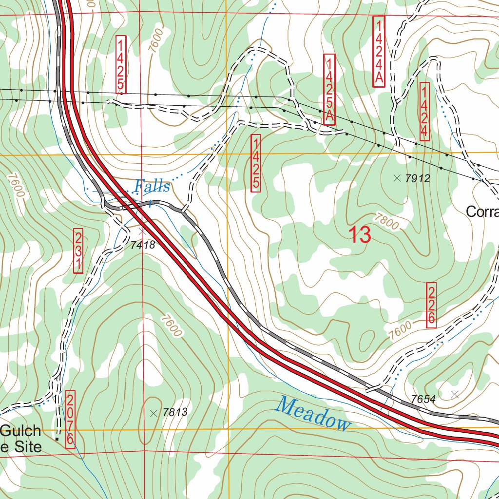 Yogo Creek, UT FSTopo Legacy Map by US Forest Service - Topo | Avenza Maps
