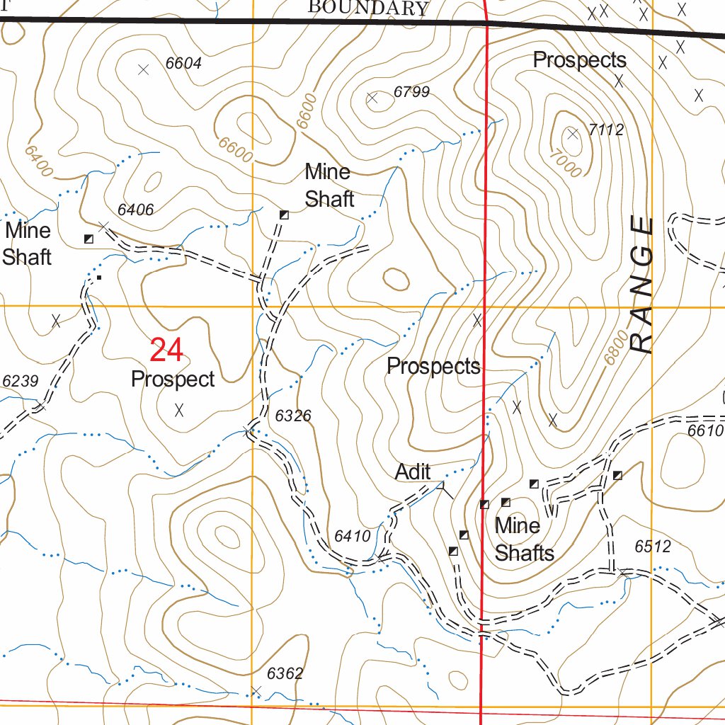 Yellow Cone, NV FSTopo Legacy Map by US Forest Service - Topo | Avenza Maps