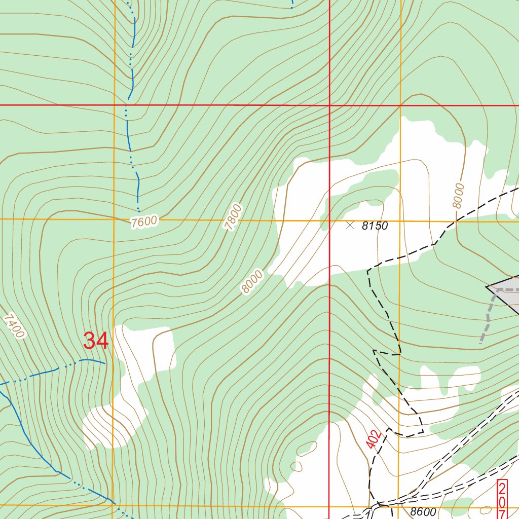 Yogo Peak, MT FSTopo Legacy Map by US Forest Service - Topo | Avenza Maps