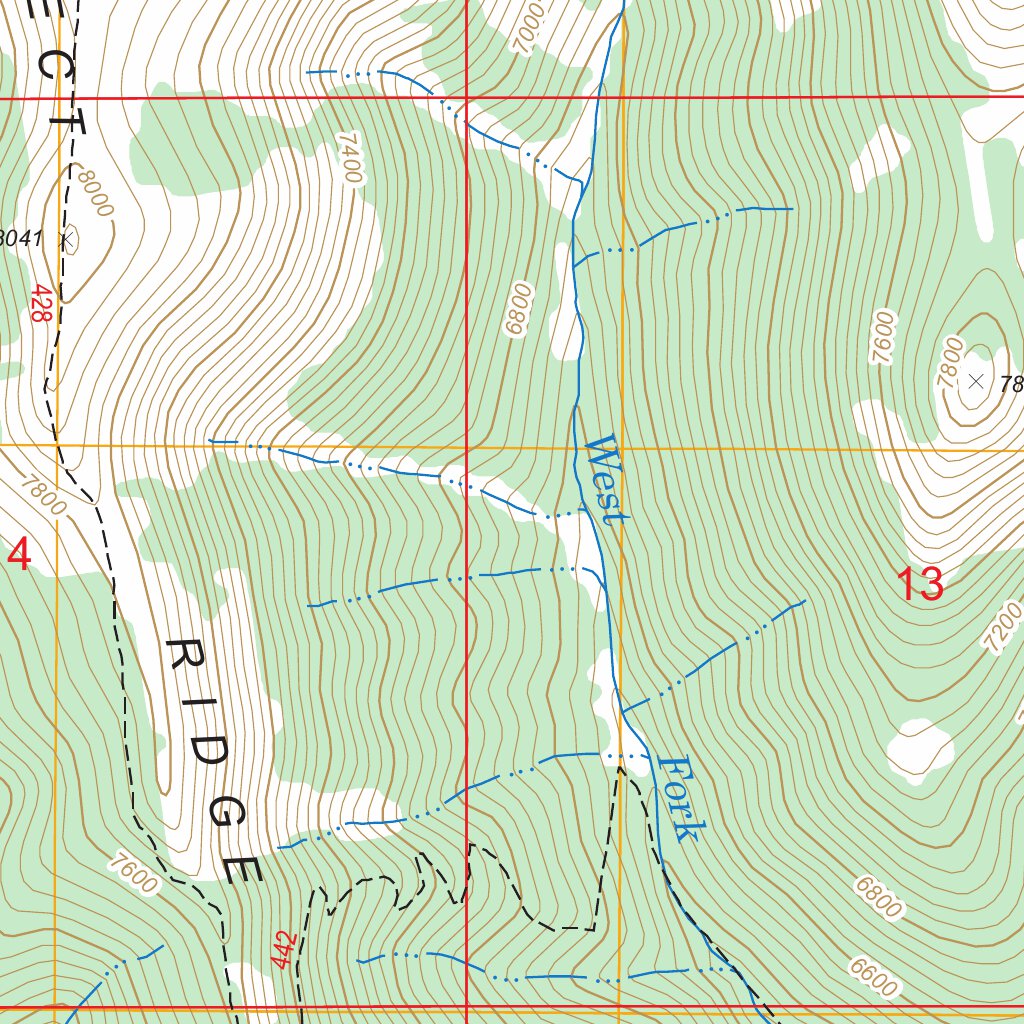 Yogo Peak, MT FSTopo Legacy Map by US Forest Service - Topo | Avenza Maps