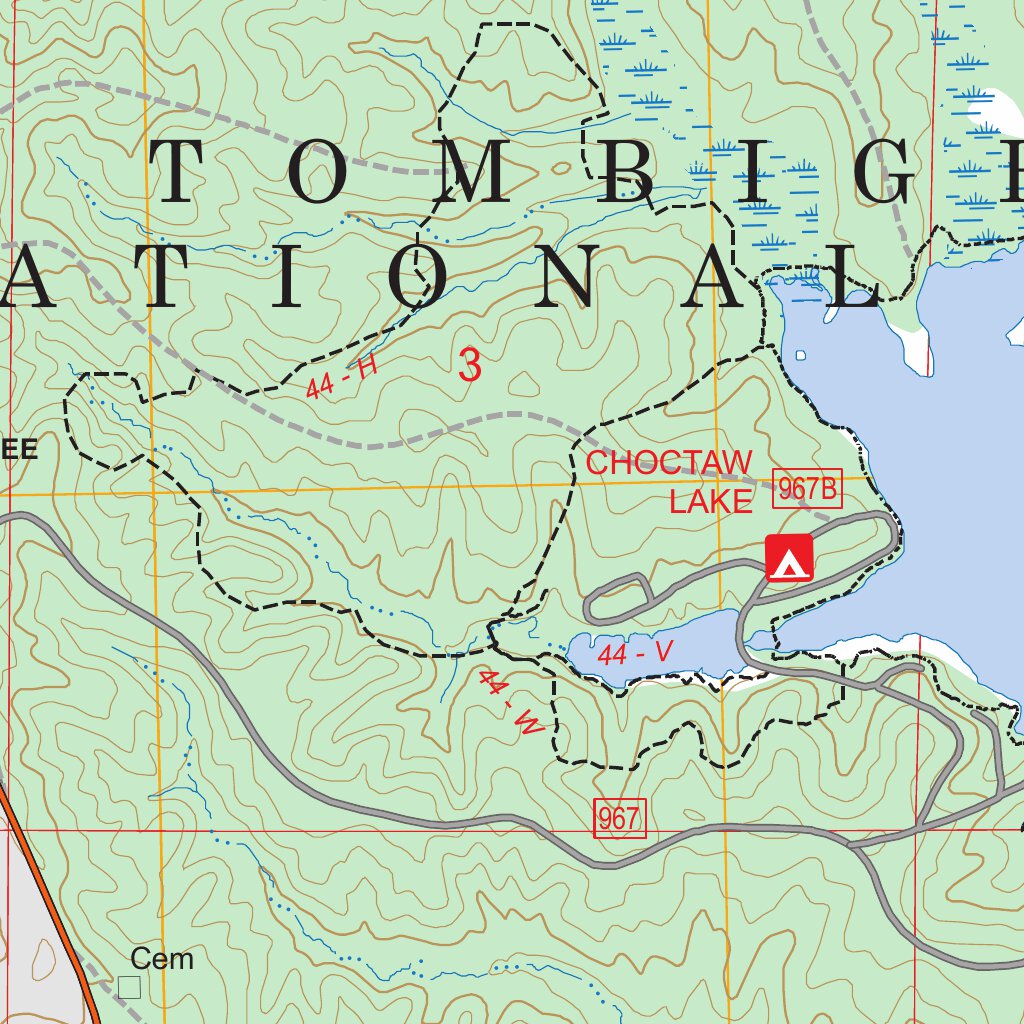 Ackerman, MS FSTopo Map by US Forest Service - Topo | Avenza Maps